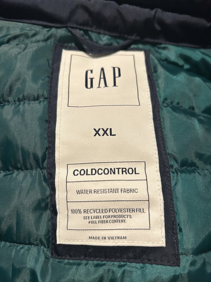 Men’s XXL Gap Cold Control Puffer Vest Water Resistant | eBay