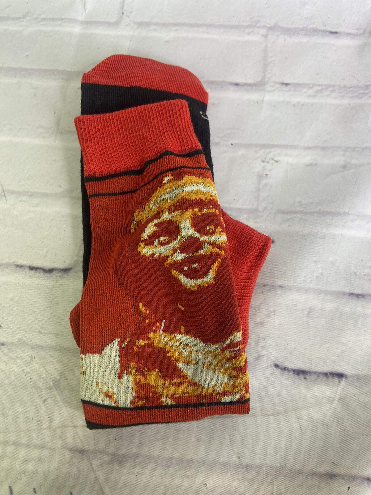 Annabelle The Conjuring Horror Novelty Mens Crew Socks 1 Pair Shoe Size ...