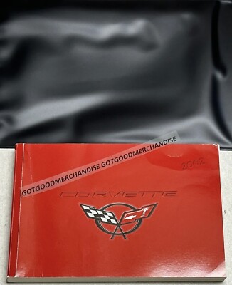 2002 CHEVROLET CORVETTE OWNERS MANUAL Z06 ZO/6 BASE COUPE CONVERTIBLE ...