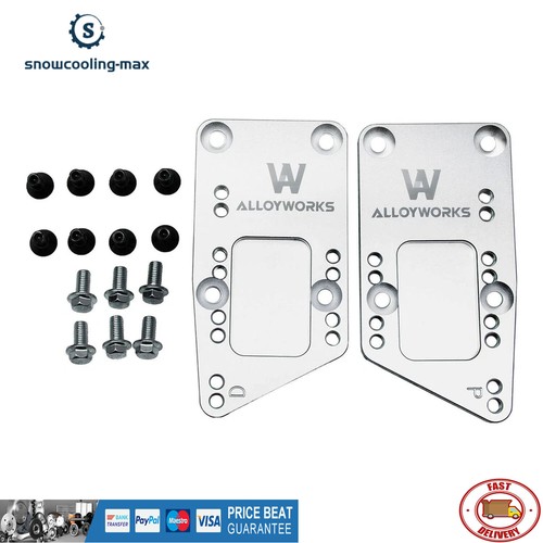 Fit SBC Vehicle to LS Small Block LS2 LS1 Motor Mount Adapter Plate ...