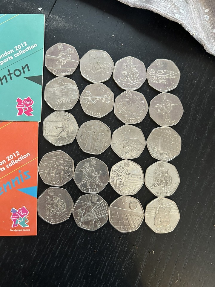 50p Coin Collection Bundle Olympic Battle Of Britain Women Vote Etc | eBay