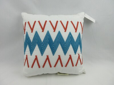 NEW!!! Jessica Simpson Caicos Square Throw Pillow in Turquoise 16x16in ...