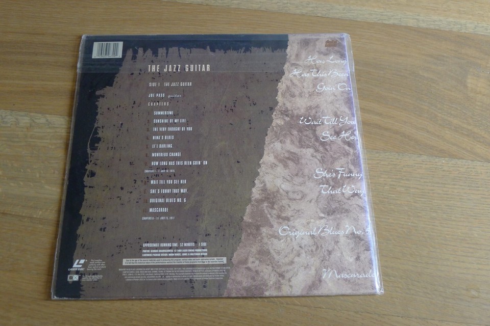 MONTREUX JAZZ FESTIVAL -- JOE PASS , THE JAZZ GUITAR VOL.8 / MUSIC ...