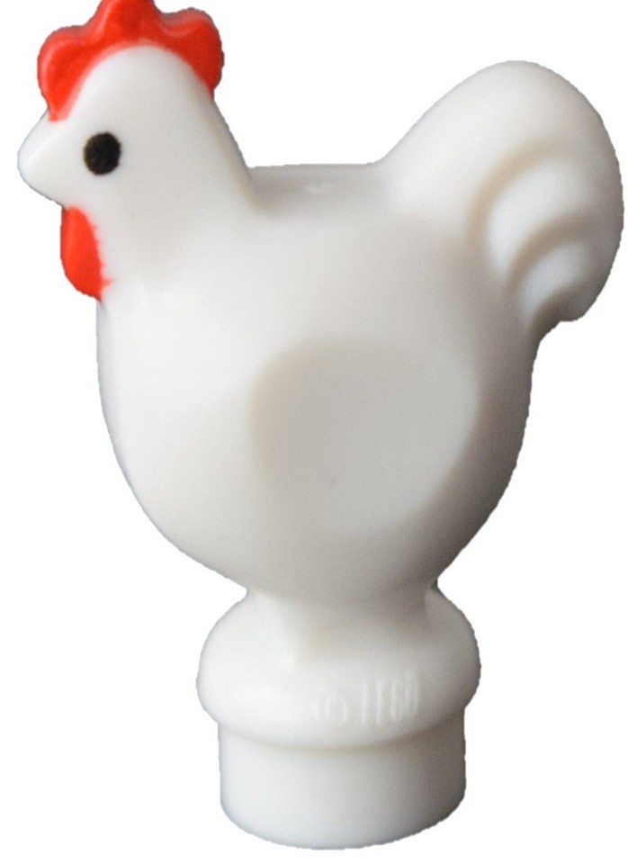 ☀️NEW Lego Friends Animal Pet Farm 9x WHITE CHICKENS Lot BIRDS PIECES ...