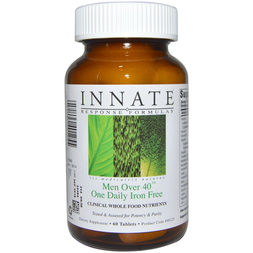 Innate Response Formulas, Men Over 40 One Daily, Iron Free Formula, 60 ...