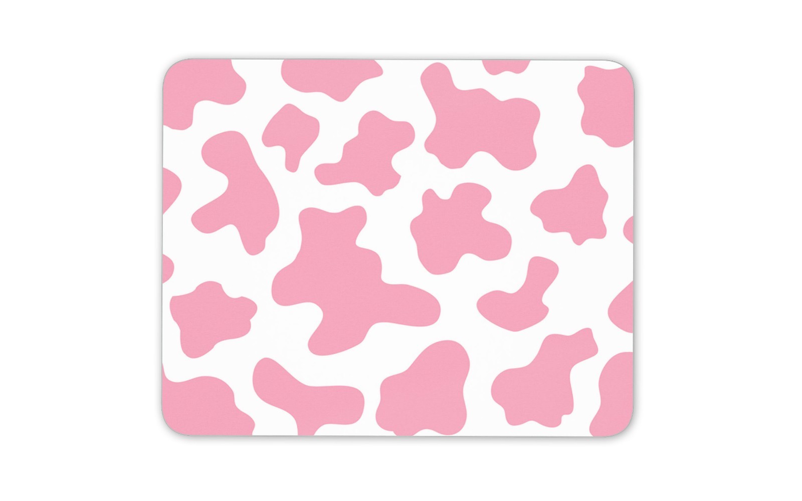 Pink Cow Print Mouse Mat Pad - Cows Pattern Girls Mum Fun Computer Gift ...