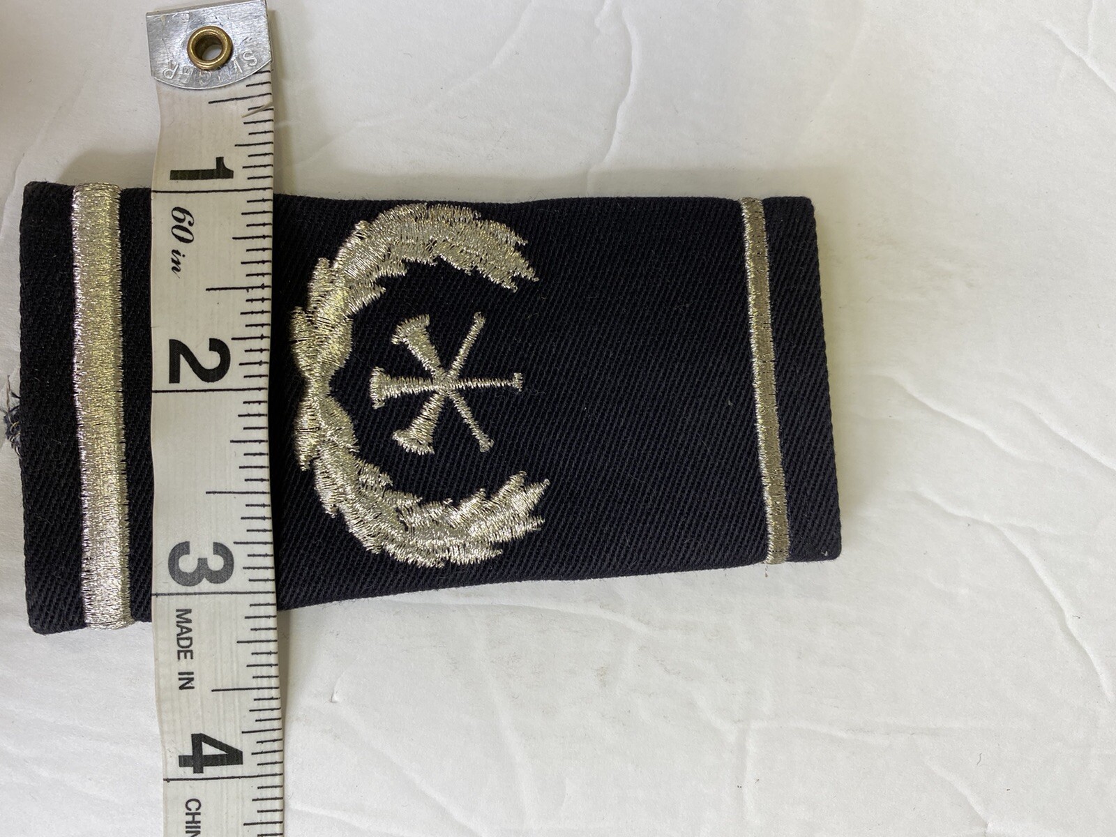 New in package pair of Fire Chief Deputy epaulets | eBay