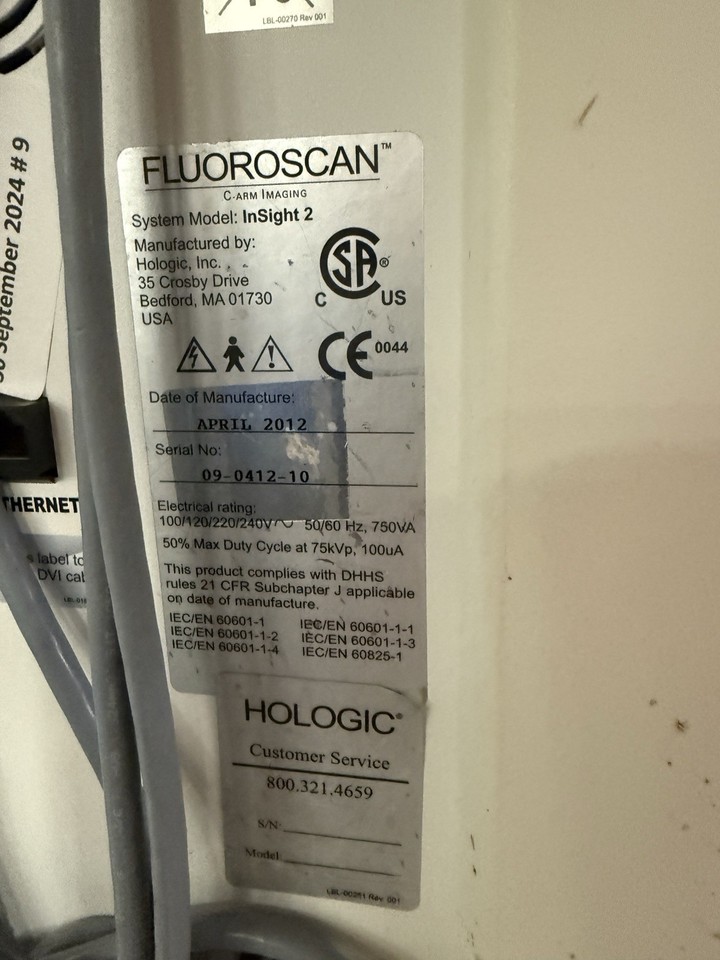 Hologic Fluoroscan Insight | eBay