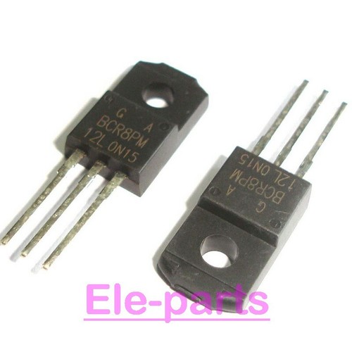 5 PCS BCR8PM-12L TO-220F BCR8PM-12 Triac Medium Power Use Transistor | eBay