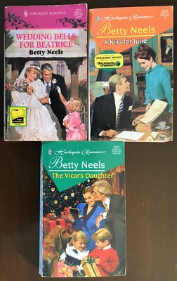3 PBs BETTY NEELS Complete Series BEATRICE/VICAR'S DAUGHTER/JULIE 1st ...