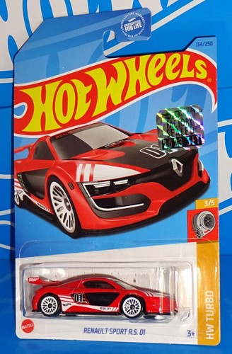 Hot Wheels 2023 Factory Set HW Turbo #134 Renault Sport R.S. 01 Red w ...