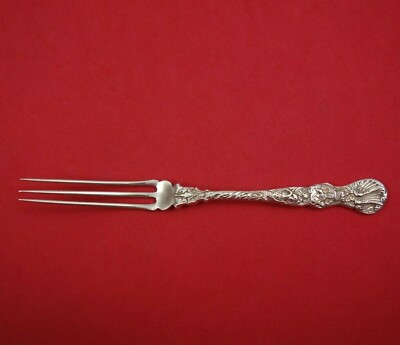 Heraldic by Durgin Sterling Silver Strawberry Fork 5" Antique | eBay