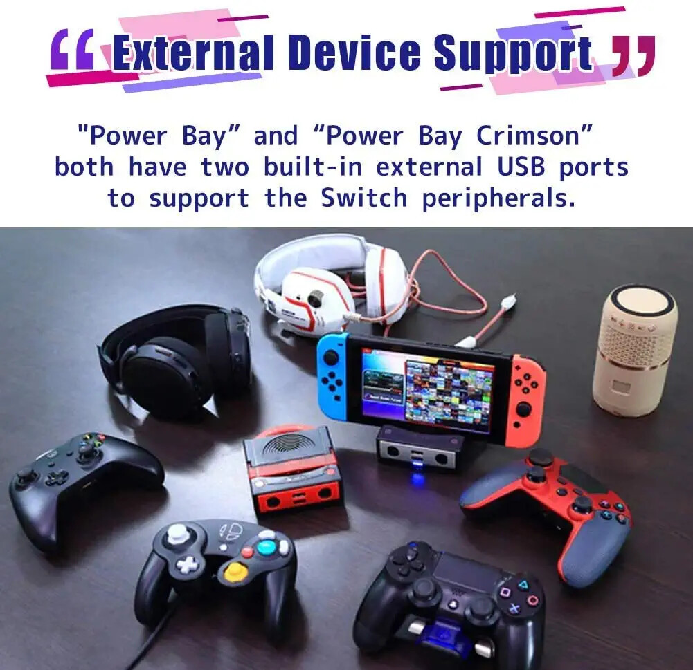 Brook Power Bay Crimson for the Nintendo Switch without Bluetooth | eBay