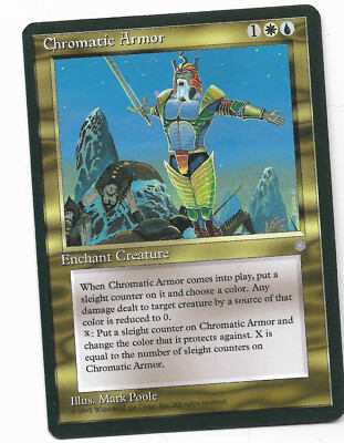 MTG Chromatic Armor Ice Age Magic the Gathering | eBay