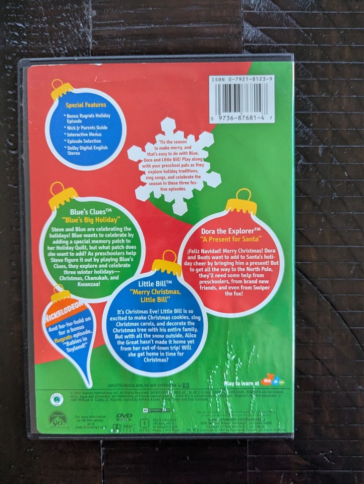 Nick Jr. Holiday - Dora the Explorer / Blue's Clues / Little Bill ...