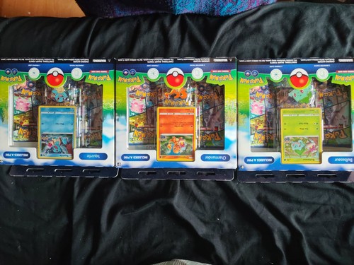 Pokémon Go Pin Collection Box Set of 3 - Bulbasaur, Squirtle ...