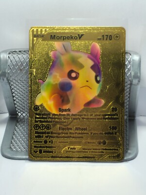Pokémon Morpeko V Gold Foil Card 079/202 HP170 | eBay