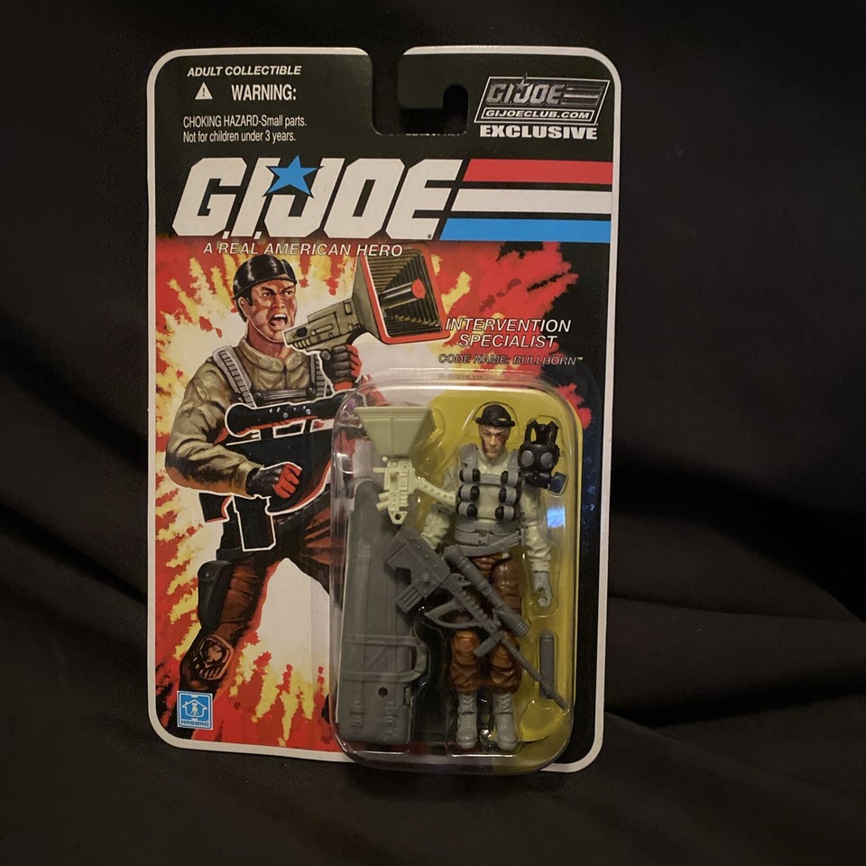 Bullhorn - FSS 4.0 - Sealed New MOC - GI Joe Collectors Club Figure ...