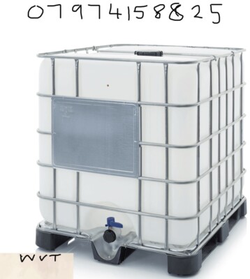 1000 Litre Brand New IBC Food Grade Stillage Tank With Sealed Delivery ...