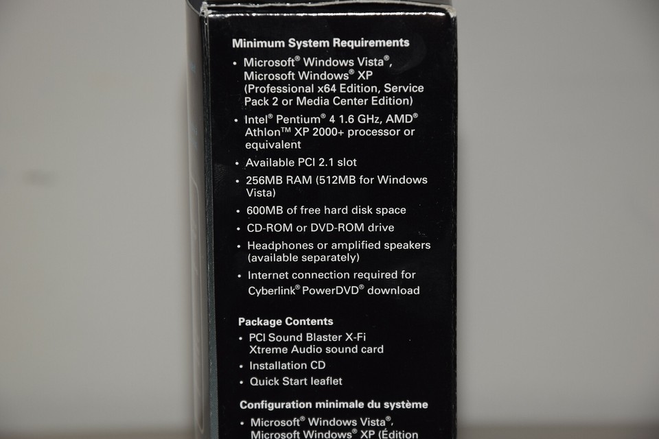 Creative Sound Blaster X-Fi Xtreme Audio SB1040 PCI Expre 7.1 THX ...