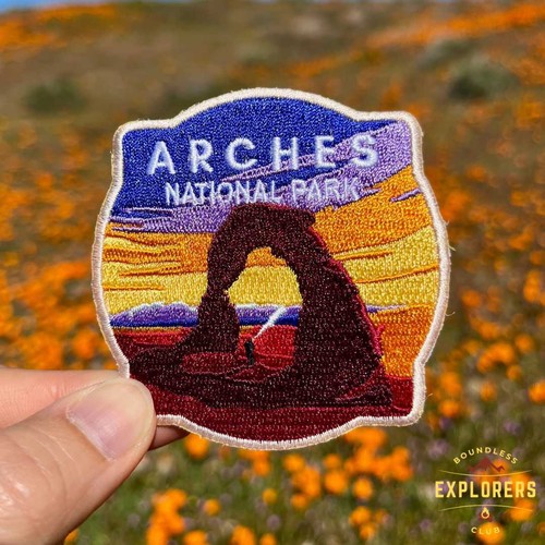 Arches National Park Patch: 2.75-Inch Iron-On Embroidered Badge for ...