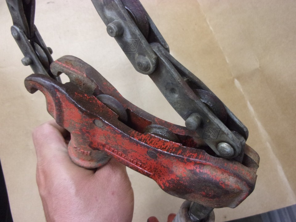 JRS Talon Tools No. 2 Adjustable Chain Cast Iron Clay Soil Drain Pipe ...