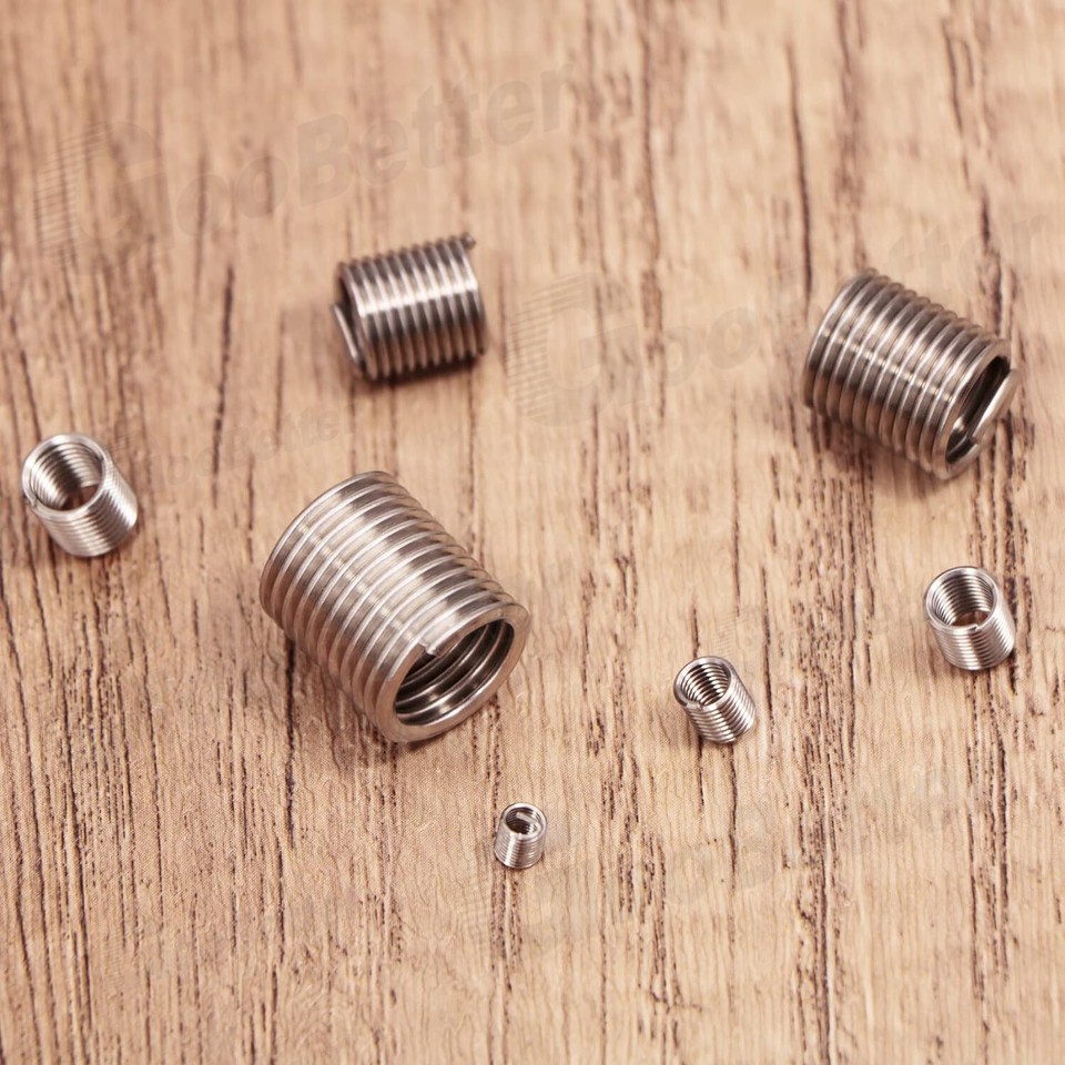 M3 M4 M5 M6 M8 M10 M12 Stainless Steel Helicoil Insert Thread Repair ...