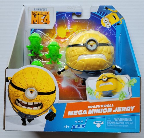 Illumination's Despicable Me 4 - Crash & Roll MEGA MINION JERRY Toy IN ...