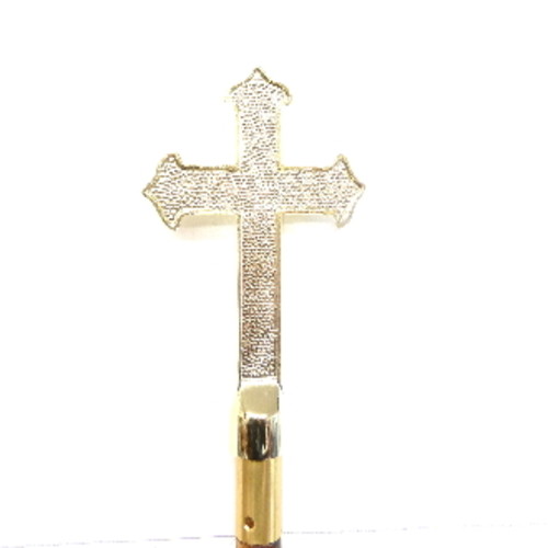Metal Fancy Crosses Oakwood Flag Pole Topper / Indoor Flag Pole Topper ...