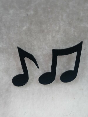 $1 Die Cuts - Musical Notes 11 Count 5 Double 6 Single Notes 1" Tall ...