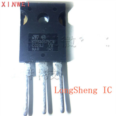 10PCS STPS30175CW STPS30175 TO-247 30A/175V high power rectifier tube ...
