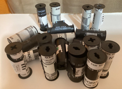 20 x 120 Empty Roll Film Spools With Backing Paper #2 | eBay