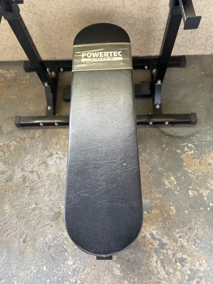 Bench/ and bench press bar holder gym equipment | eBay