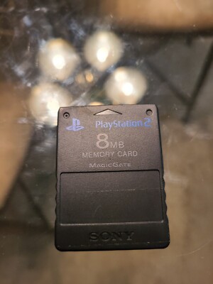 Official OEM Sony Playstation 2 PS2 Memory Card 8MB Magic Gate ...