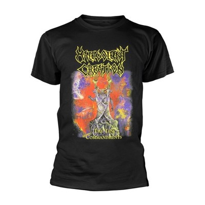 MALEVOLENT CREATION - THE TEN COMMANDMENTS BLACK T-Shirt, Front & Back ...