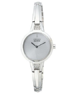 Citizen EX1150-52A Women's Eco-Drive Stainless Steel Swarovski Crystals ...