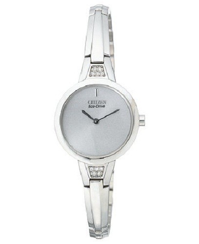 Citizen EX1150-52A Women's Eco-Drive Stainless Steel Swarovski Crystals ...
