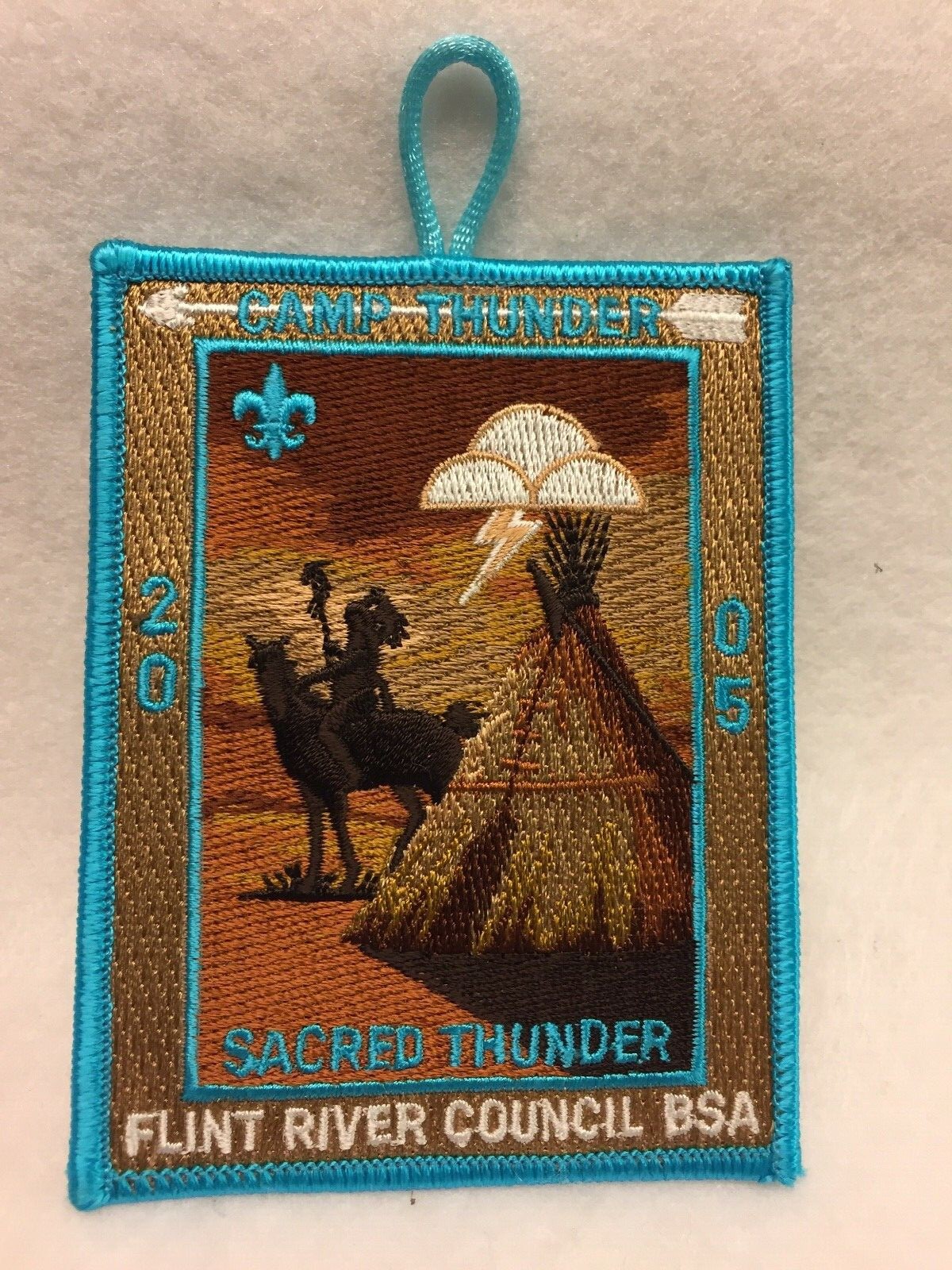 (rt2) Boy Scouts - 2005 Camp Thunder, Flint River Council, BSA patch | eBay