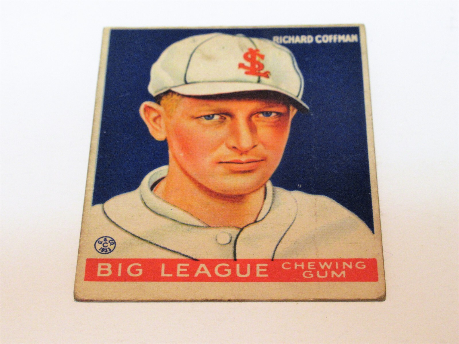 1933 GOUDEY GUM RICHARD COFFMAN #101 ST LOUIS BROWNS ORIGINAL | eBay