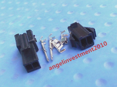 20sets JST 2 Way 2Pin SM 2.5mm Battery Connector Plug SM2.5 2P | eBay