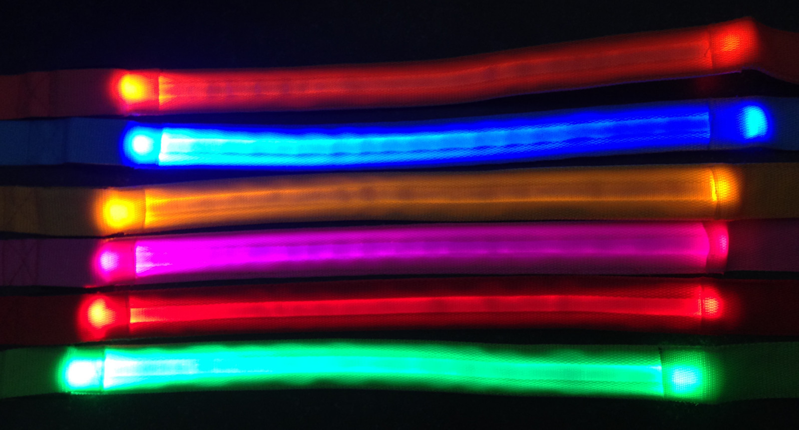 4FT LED PET GLOW-IN -THE-DARK LEASH dog cat night safety neck flash ...