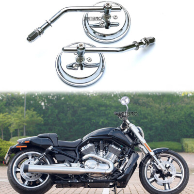 For Harley Davidson V ROD VROD VRSCF Muscle Chrome Motorcycle Rear View ...