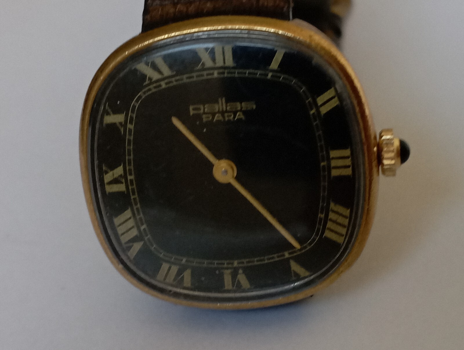 VINTAGE Swiss watch PALLAS PARA black dial gold colou… - Gem