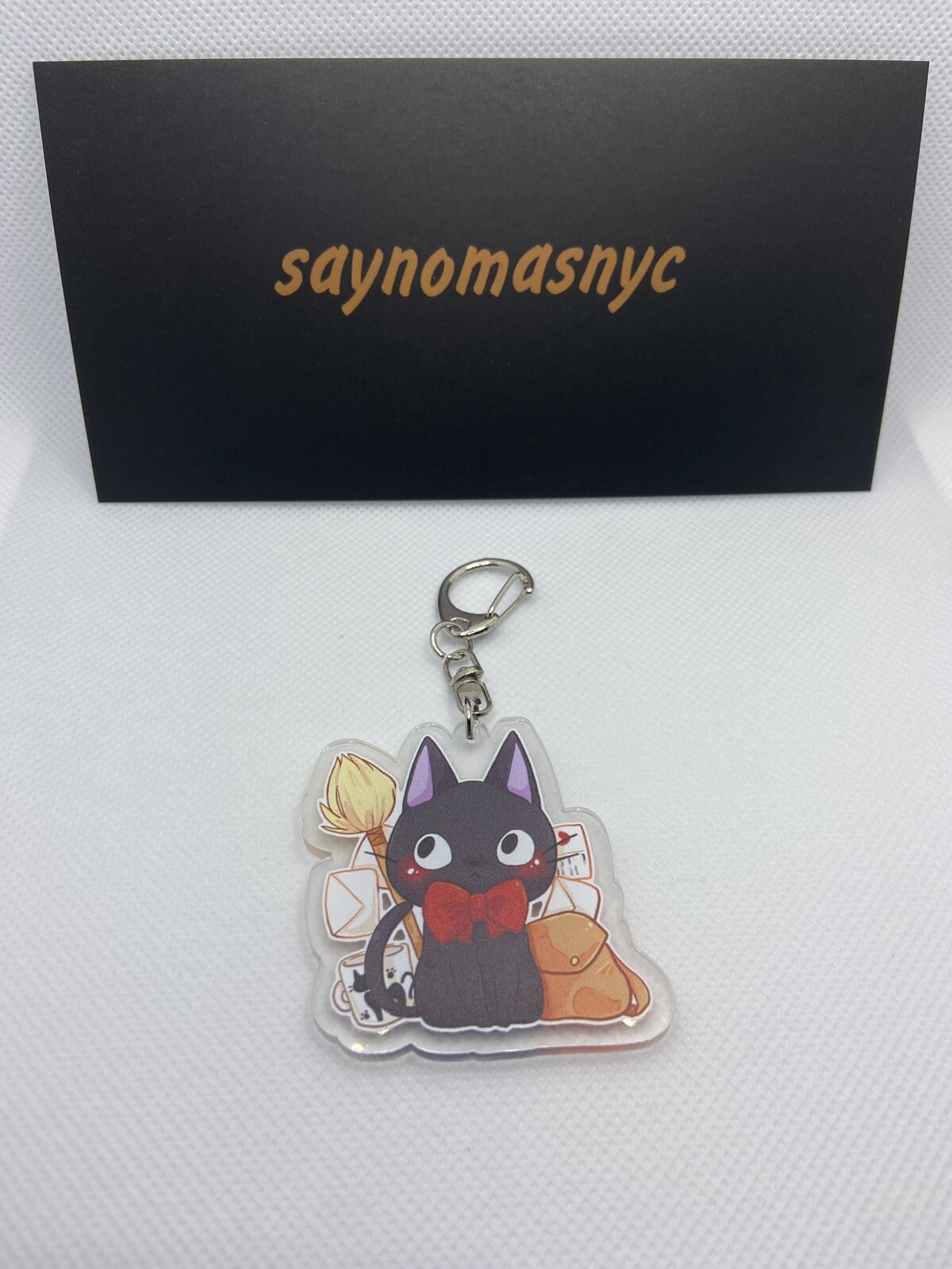 Kikis Delivery Service Anime Jiji Acrylic Keychain | eBay