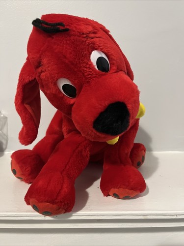 Clifford the Big Red Rover Dog Stuffed Animal Plush Puppy With Bone ...