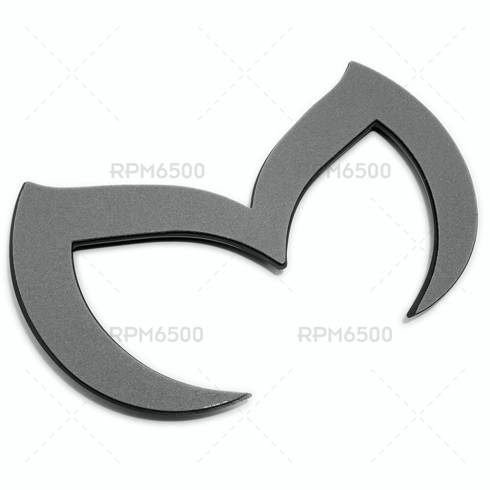 Universal Mazda 3D Chrome Bat Batman Style Logo Emblem Badge Sticker ...