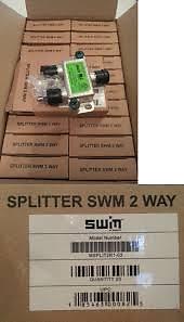 Lot of 20 new in box DirecTV 2- way SWM splitters SWiM Splitter FREE ...
