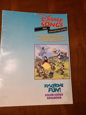 Disney Songs From Animated Fil Classics Xylotone Fun Color-Coded ...