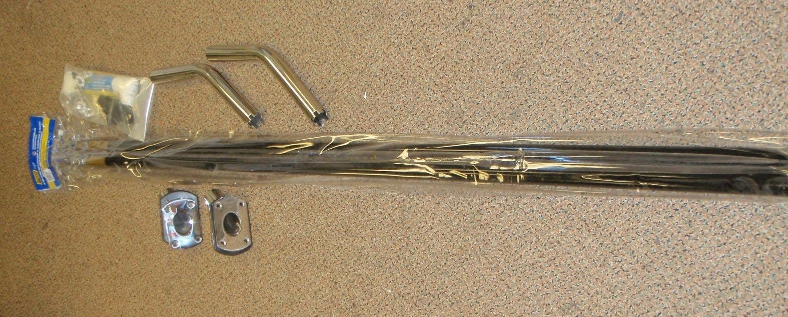 OUTRIGGERS 15FT 88261 COMPLETE KIT BLACK GOLD FISHING TROLLING ...