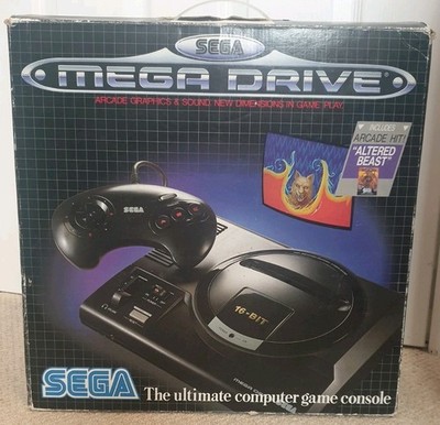 Original Sega Megadrive console - Boxed with 2 controllers and 3 games ...